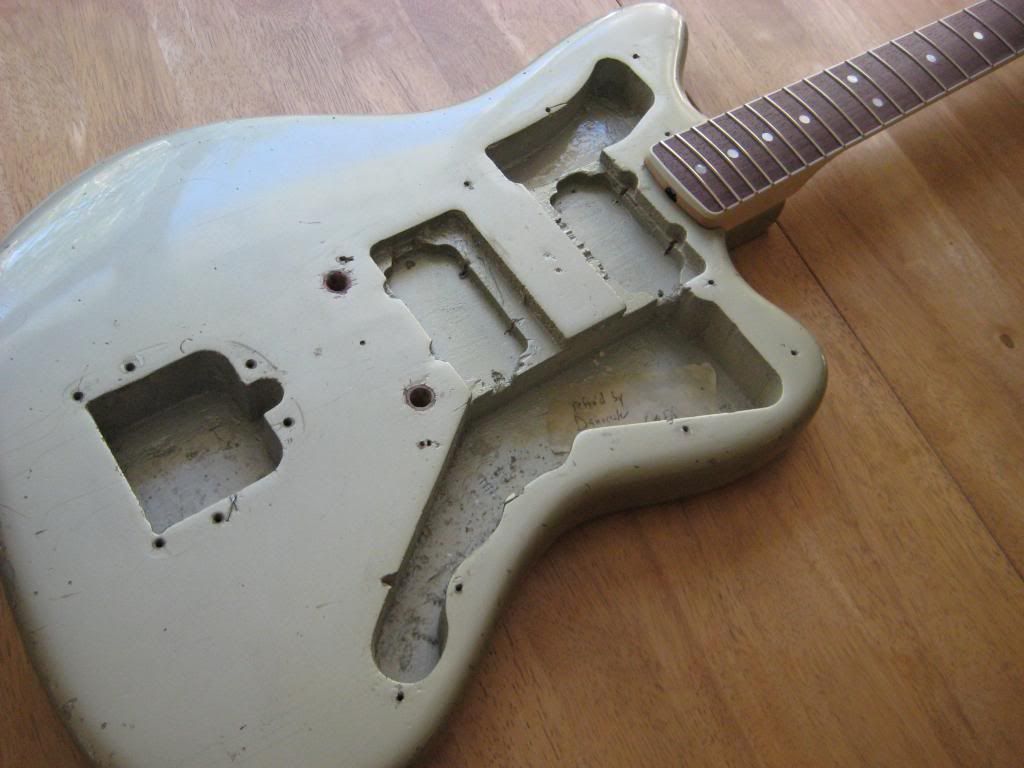 DONE (pics p.6) '63 refin Jazzmaster (aka The Inca Master) - OffsetGuitars.com