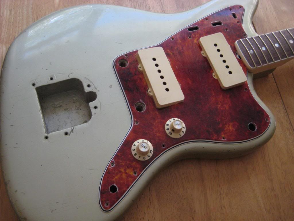 DONE (pics p.6) '63 refin Jazzmaster (aka The Inca Master) - OffsetGuitars.com