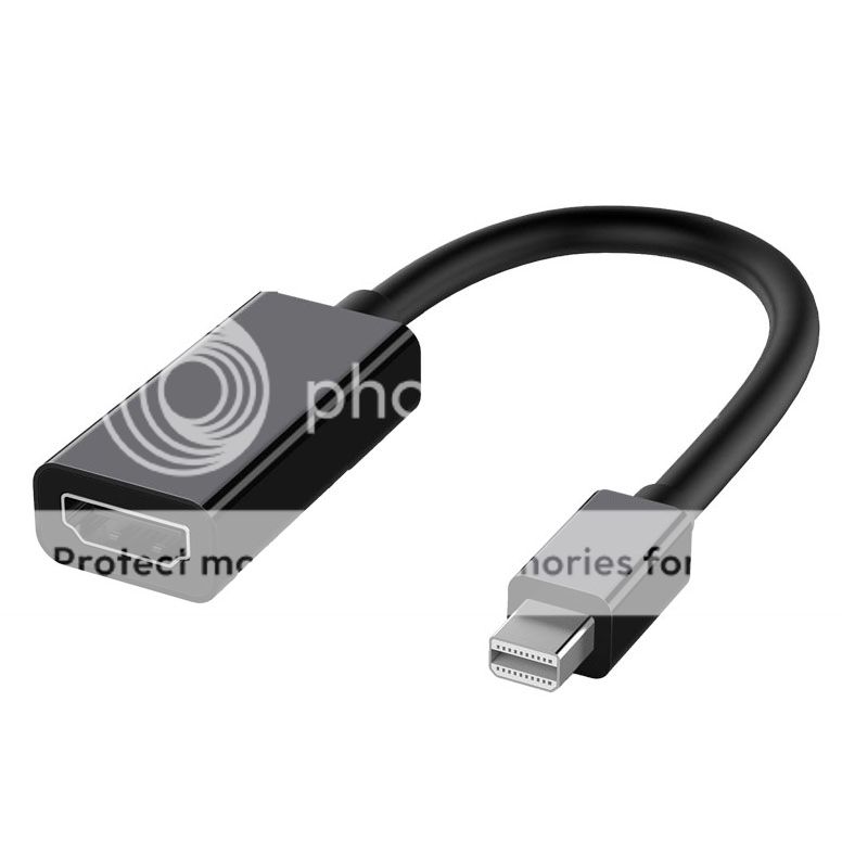 Mini DisplayPort DP Display Port to HDMI Adapter Cable For Microsoft ...
