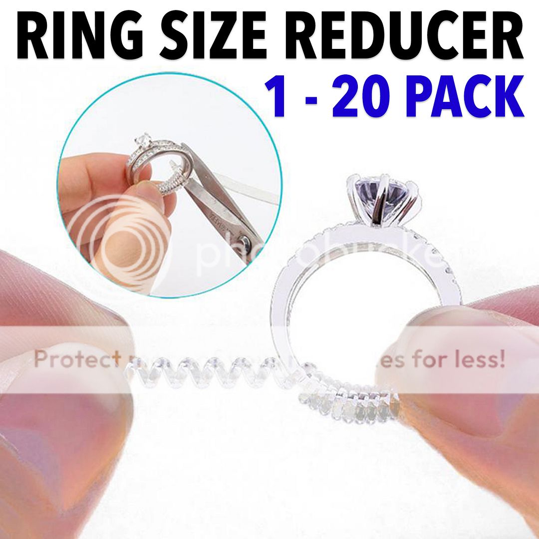 Ring Size Adjuster Reducer Spiral Invisible Snugs Guard Resizer ...