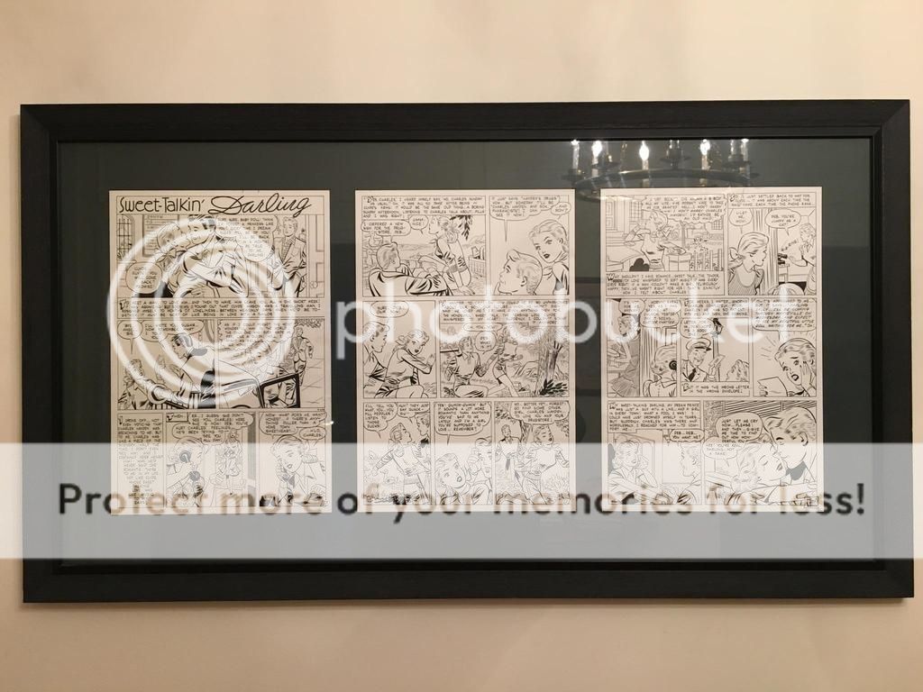 Examples of framing original comic book pages - Comics General - CGC ...